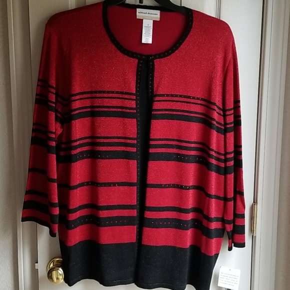 Alfred Dunner | Sweaters | Nwt Alfred Dunner Embellished 2 Fer Sweater ...